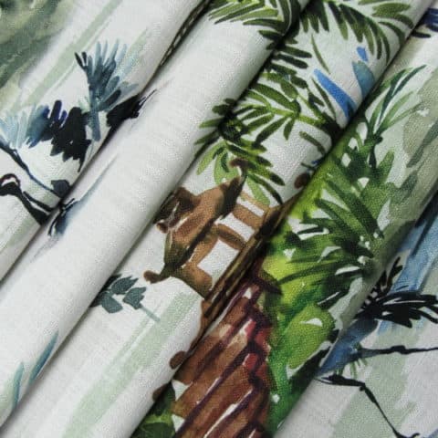 Hamilton Fabrics Emperor Palm Chinoiserie | 1502 Fabrics