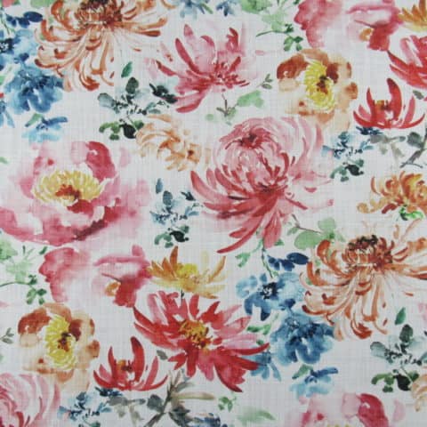 Hamilton Fabrics Flora Geranium | 1502 Fabrics